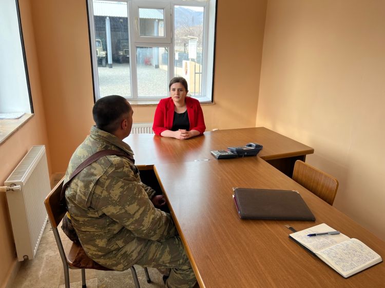 Ombudsman Günay Rzayeva hərbi qulluqçularla görüşüb - FOTOLAR - Naxçıvan TV