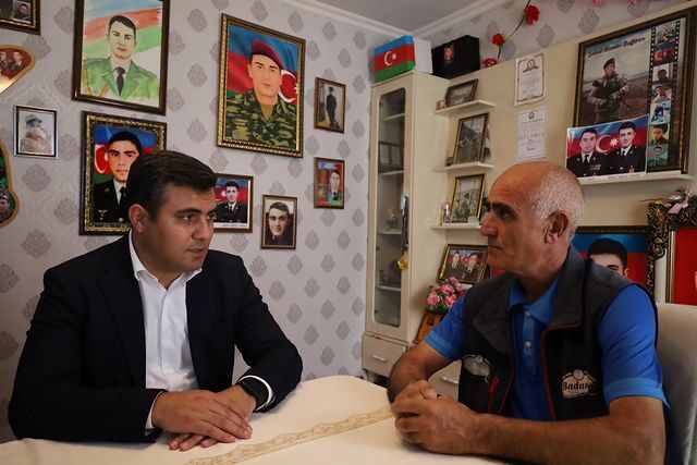 Ceyhun Cəlilov Şahbuzda şəhid ailələri ilə görüşüb - FOTOLAR ...
